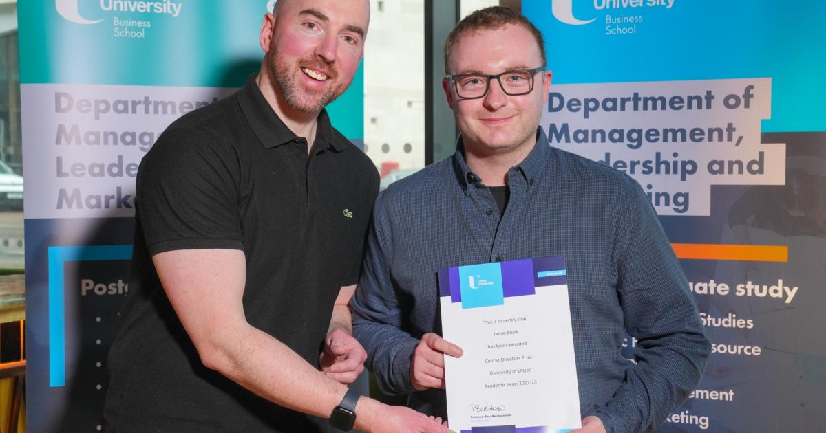 Ballymoney student celebrates success at Ulster University Excellence ...