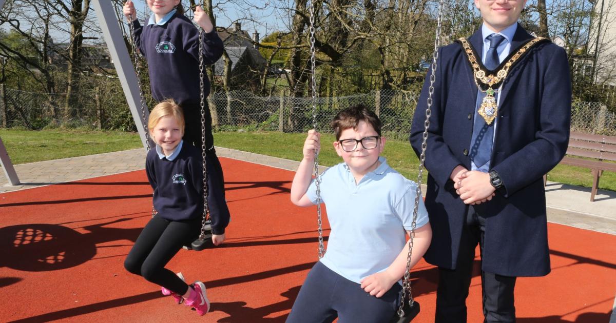 Mayor officially opens reinstated play park at Scally Park in Loughgiel - Photo 1 of 3 - Alpha ...