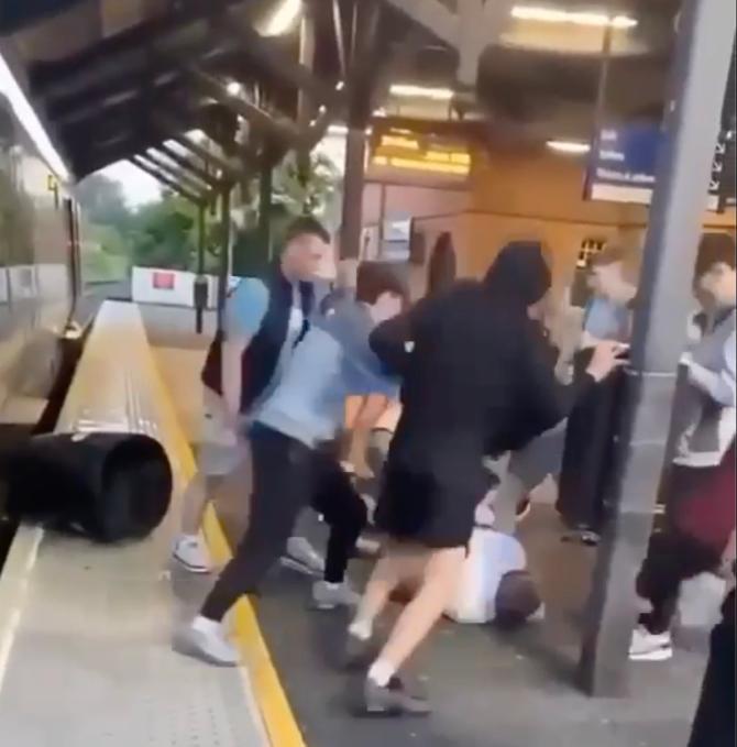 Police appeal after massive train brawl spills onto Ballymoney platform ...